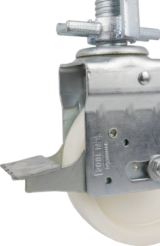 GeZu Impex ® Steiger Voetspindel, 26x500mm met wielen 200x50mm, 1000kg ...