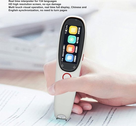 translator pen Smart Pen Scan-vertaler, 134 talen vertalingspen, 3 inch ...