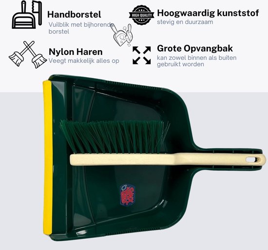 Synx Tools Handveger en blik Groen lipje - 2 Stuks - Stoffer en Blik ...