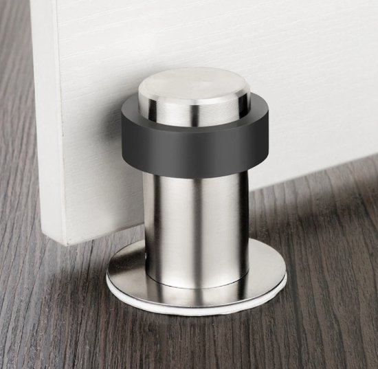 Deurstopper - RVS - Rubber - Vloerdeurstop - Deurvastzetter ...