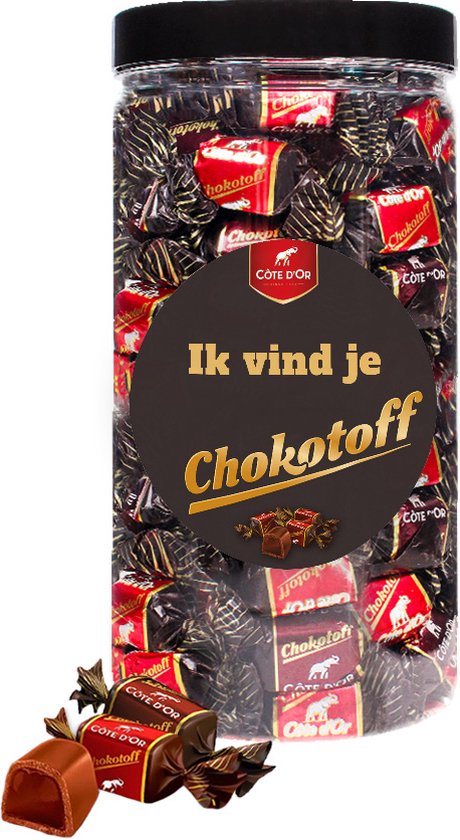 Côte d'Or "Ik vind je Chokotoff" mix puur en melkchocolade - 800g | bol