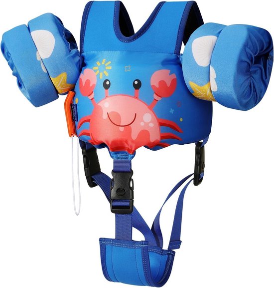 Swim Vest for Toddlers | Floaties for Kids with Cartoon Arm Band ...