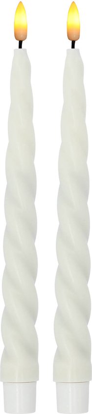 Blokker Swirl LED dinerkaars s/2 wit | bol