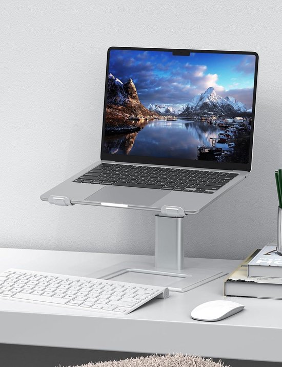 Laptop Verhoger Verstelbare laptopstandaard Ergonomisch Aluminium ...