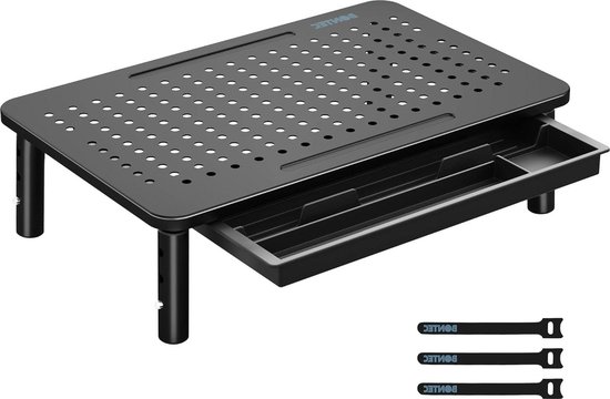 Laptop Verhoger Monitorstandaard met Lade - Hoogte Verstelbare PC ...