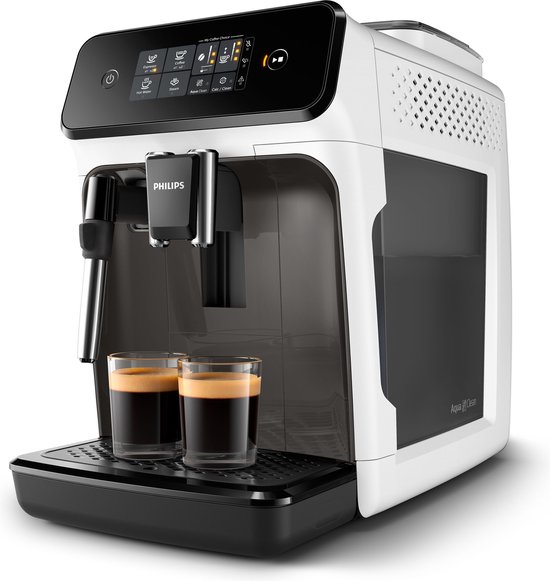 Philips Volautomatische Espressomachine - 1200 series - Bonen - Wit ...