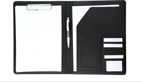 Klembordmap A4 - schrijfmap - map met klembord (zwart ...