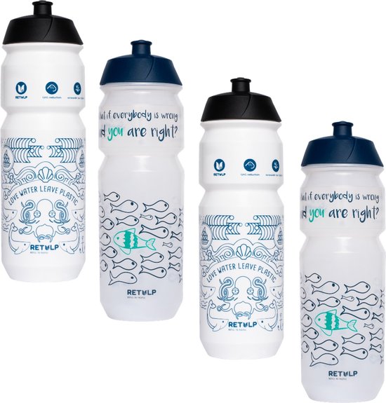 Retulp Bio Bidon pakket XL - Bidons - Waterflessen - Fiets Bidon ...