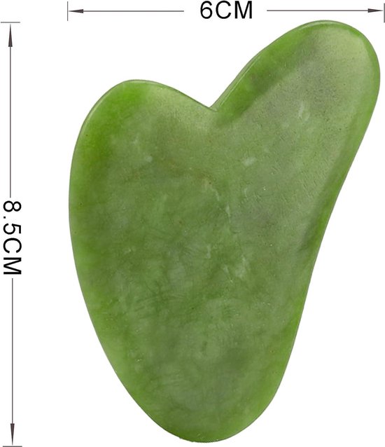 Gua Sha Scraping Massage Tool - Gezichtsverzorging Jade Stone Set voor ...