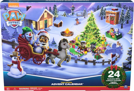 PAW Patrol - Adventskalender 2024 met 24 verrassingen | bol