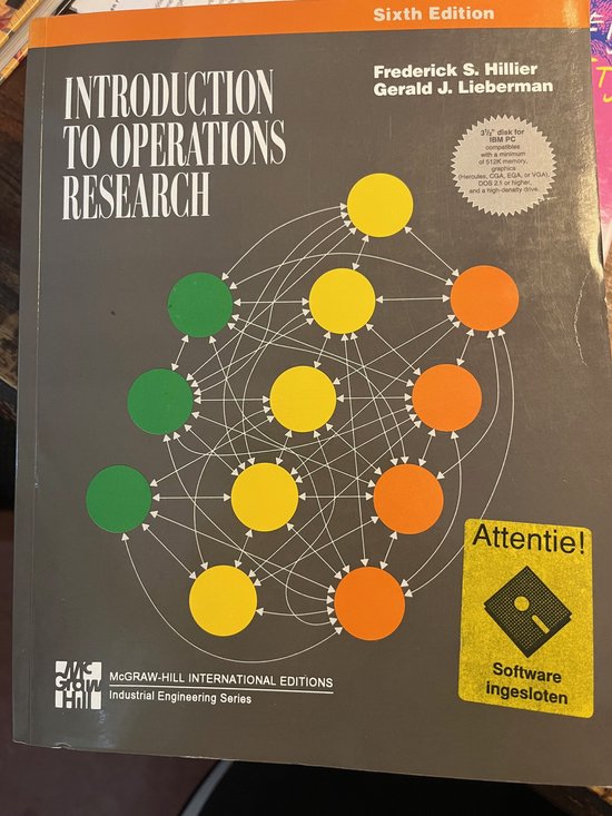 Introduction to operations research (6th ed.), Frederick S. Hillier, en ...