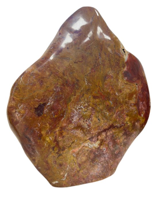 Jaspis rood/geel edelsteen sculptuur nr.05 | bol