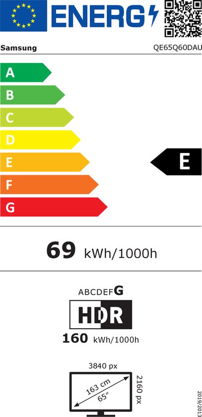 Samsung QE65Q60D - 65 inch - 4K QLED - 2024 - Buitenlands model | bol