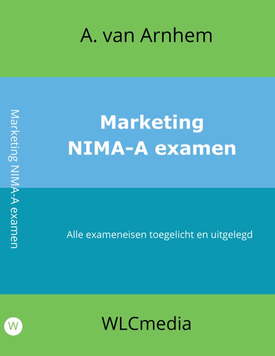 Examenboek NIMA-A1 Marketing, A. van Arnhem | 9789083003917 | Boeken | bol