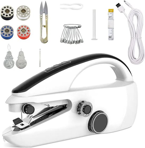 Handnaaimachine - Naaimachine - Mini naaimachines - Inclusief Naaiset - Naalden -... | bol