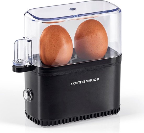 Elektrische eierkoker voor 2 eieren - Compact design - Met maatbeker en ...