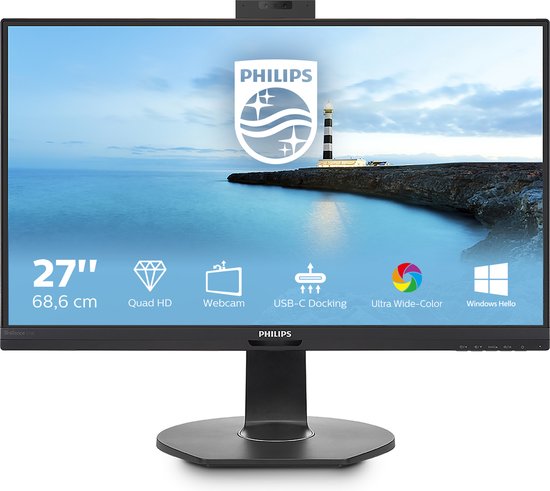 Philips B Line 272B7QUBHEB/00 - QHD USB-C IPS Monitor - 27 Inch | bol