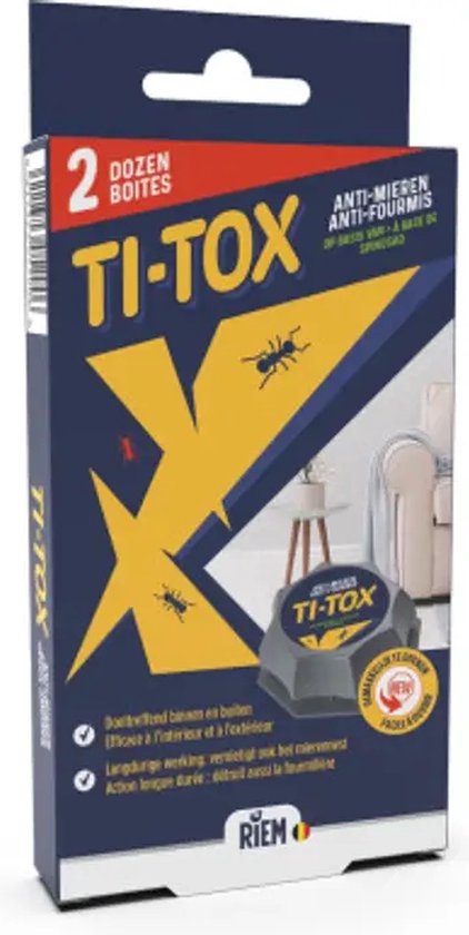 Riem Ti-Tox mierenlokdoos - 2 lokdozen in 1 verpakking | bol