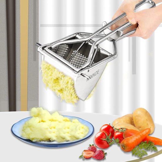 Roestvrijstalen Aardappelpers - Duurzame Aardappelstamper voor Perfecte ...