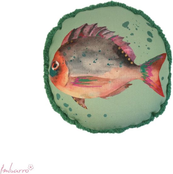 Imbarro - Sierkussen - Kussen - Guppy - P.E.T. Gerecycled Plastic ...