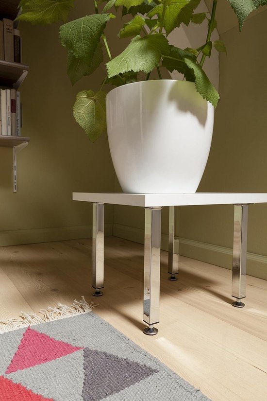 4 pieces steel tube legs angular - furniture legs including mounting ...