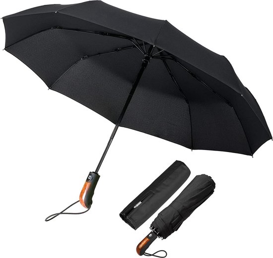 Winddichte Opvouwbare Paraplu Storm Automatische Parasol UV-bescherming ...