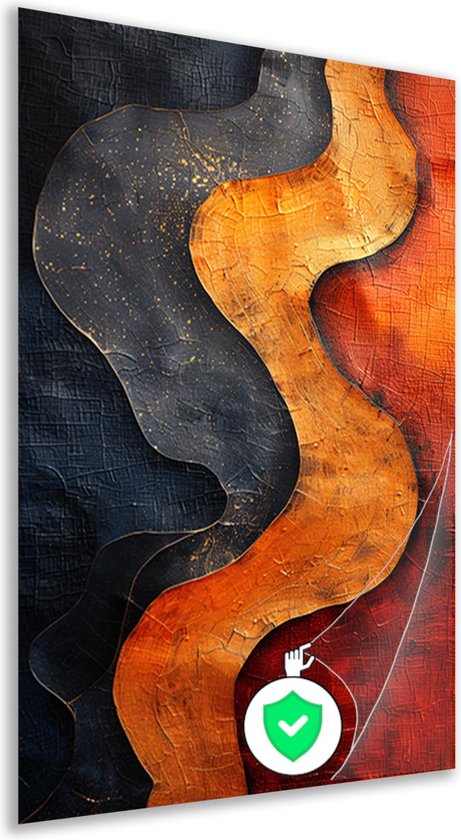 Verf posters - Materiaal poster - Poster Textuur - Muurdecoratie ...