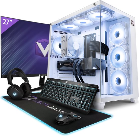 Vibox X-66 Game PC - 27" 100Hz Scherm Pakket - Intel i9 14900KF ...