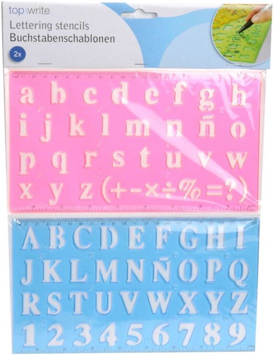 Lifetime Alfabet en Letter Sjabloon A t/m Z, 2 Delig | bol