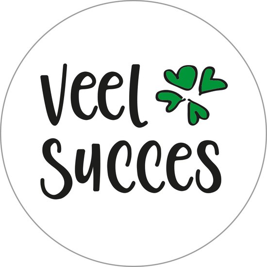 Sluitsticker - Sluitzegel – Veel succes - Medaille Topper - Diploma | Avondvierdaagse... | bol