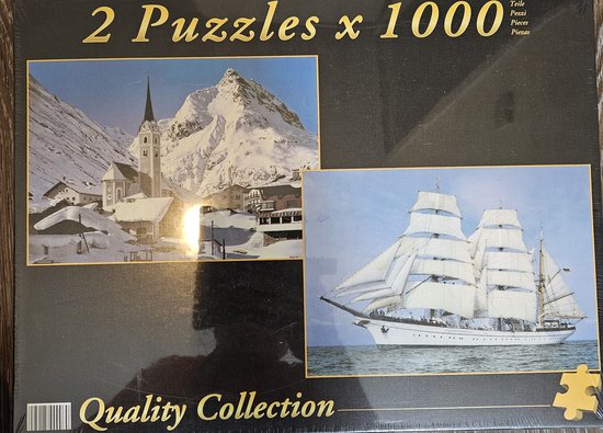2 puzzels x 1000 Quality Collection - Sacre Coeur Parijs & Tower Bridge ...
