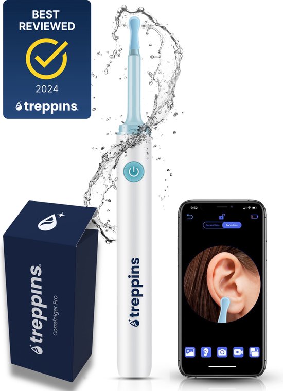 Treppins® Oorreiniger Pro Wit - Aanbevolen door KNO artsen - Oorsmeer ...