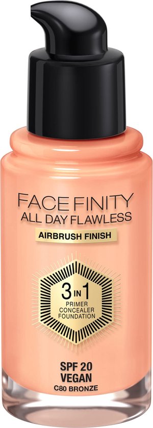 Max Factor Facefinity All Day Flawless Foundation - C80 Bronze | bol