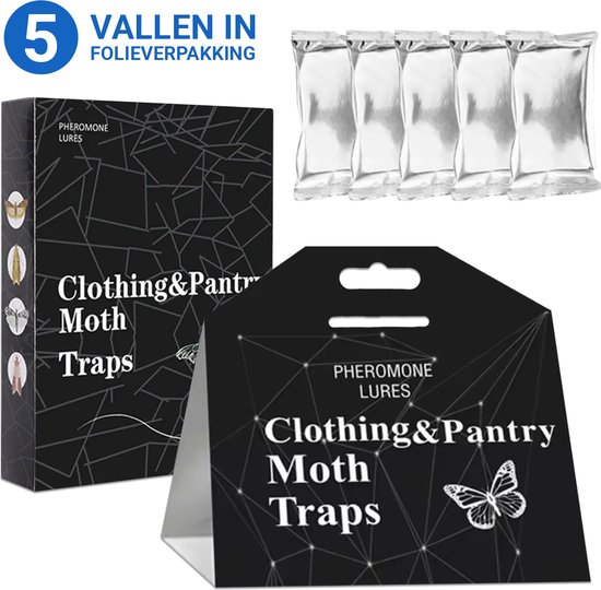 Sterke Mottenvallen voor Kleding- en Voedselmotten - Mottenval ...