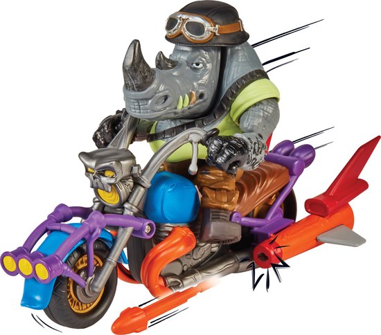 Boti Teenage Mutant Ninja Turtles Action Figure Chopper mit Rocksteady ...