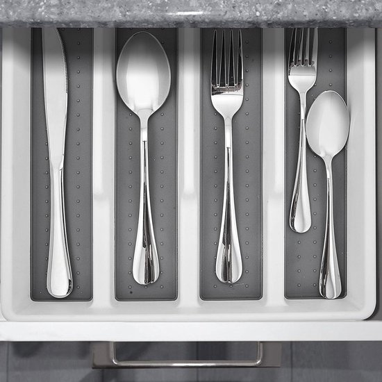 Bestekbak voor schuifladen - Set van 2 - Organizer voor besteklade | bol
