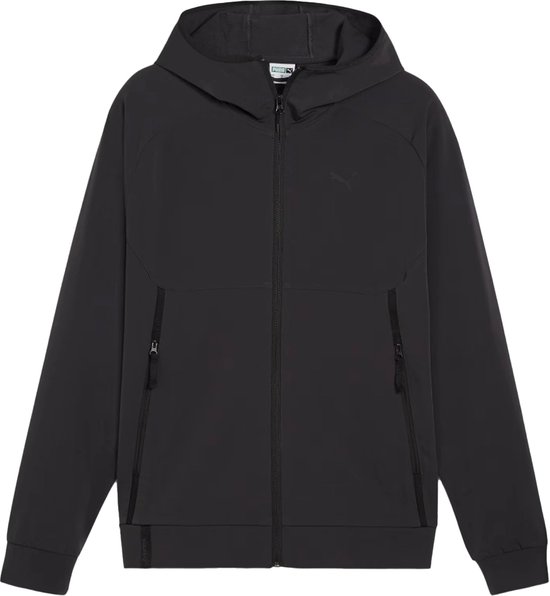 Puma tech track jacket wv in de kleur zwart. | bol