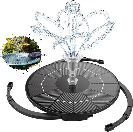 35 W Zonnefontein met 12 sproeiers voor vogelbad - aquarium - vijver ...