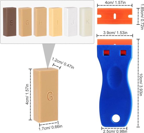 Laminaat Reparatieset - Laminaat Repareren - Meubel Reparatie - Meubel ...