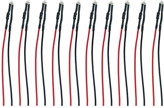 TAMS Elektronik 81-50168-10-C LED Met aansluitdraden Blauw 10 stuk(s) | bol