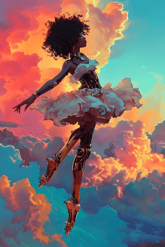 Cyborg Poster | Ballerina Poster | Dans Poster | Technologie Poster ...