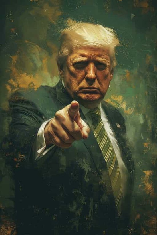 Donald Trump Poster | Wijzend Poster | Politiek Poster | President ...