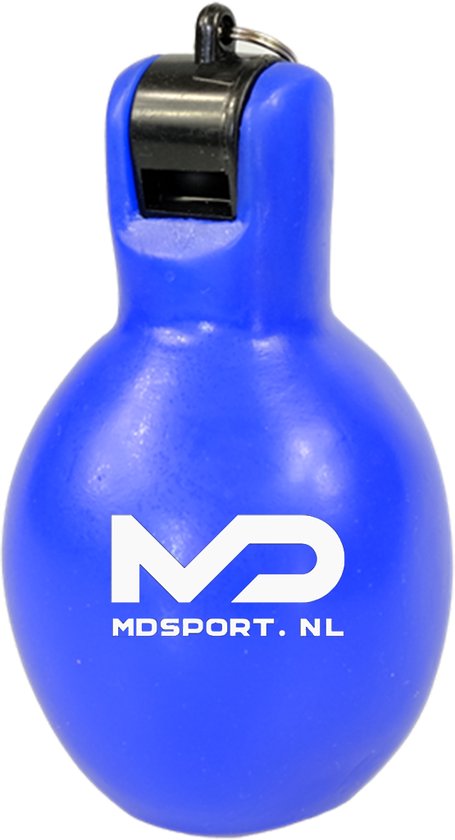 Handfluit / Knijpfluit - MD Sport - Blauw | bol