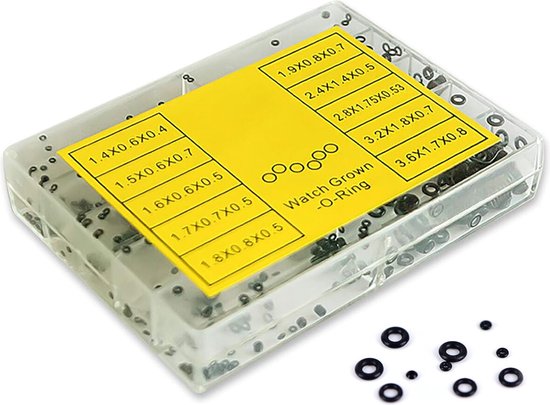 Mini Rubber O-Ringen assortiment - Pakking Ringen - 10 maten - 1000 ...