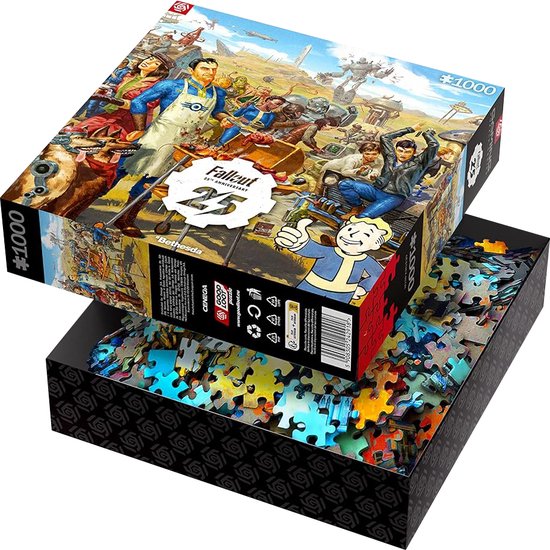 Fallout 25th Anniversary Puzzle - Puzzel 1000 Stukjes - Fallout Puzzel ...