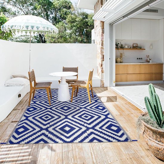 Outdoor-tapijt waterdicht 120 x 180 cm - omkeerbaar tuintapijt ...