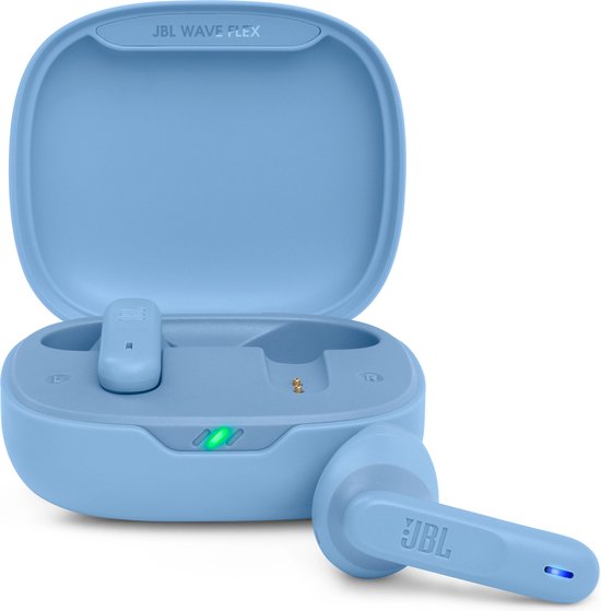 JBL Wave Flex - Volledig Draadloze Oordopjes - Blauw | bol