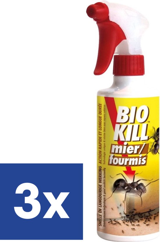 Bio Kill Insecticide Spray - Mieren - 3 x 375 ml | bol