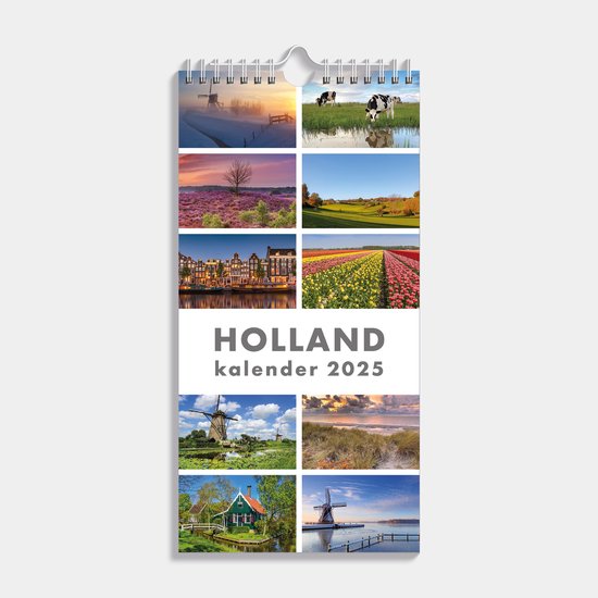 Hobbit-Minikalender-Maandplanner-Holland-30x15cm-2025 | bol