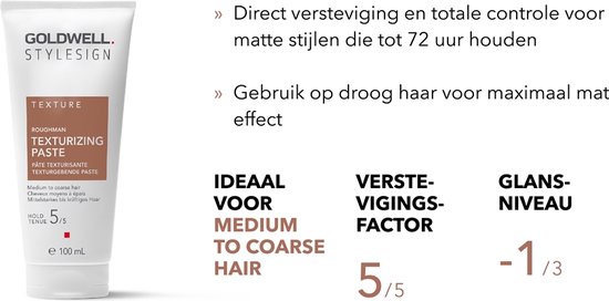 Goldwell - Stylesign Roughman Texturizing Paste | bol
